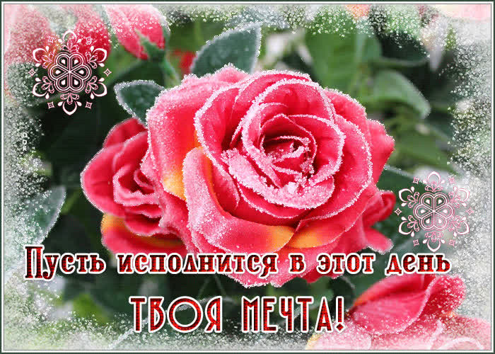 Открытка пусть исполнится твоя мечта - Скачать бесплатно